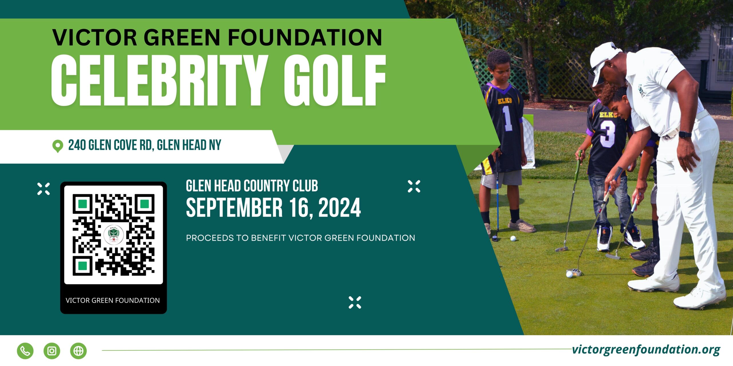 Sept 15, 2025 SAVE THE DATE VICTOR GREEN FOUNDATION CELEBRITY GOLF CLASSIC - Victor Green Foundation